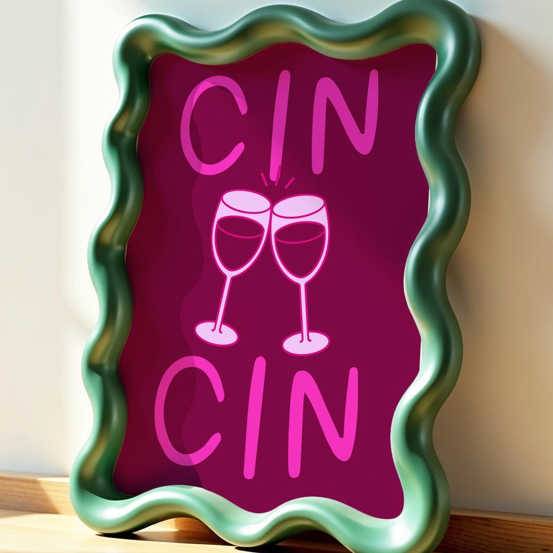 Cin Cin Wine Print, Kitchen & Bar Cart Decor, Italian Themed Gallery Wall Art, Trending Poster ...