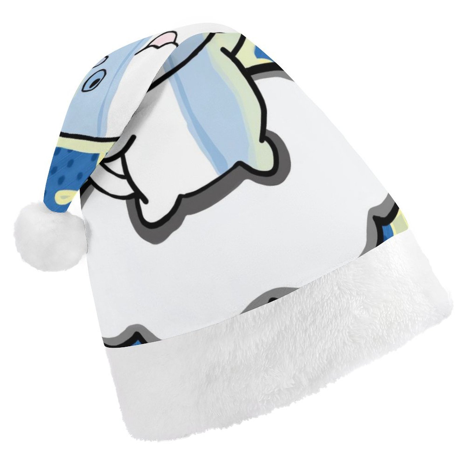 Cin_na_moroll 3D Print Santa Hat Adults Kids Christmas Hats Santa Claus ...
