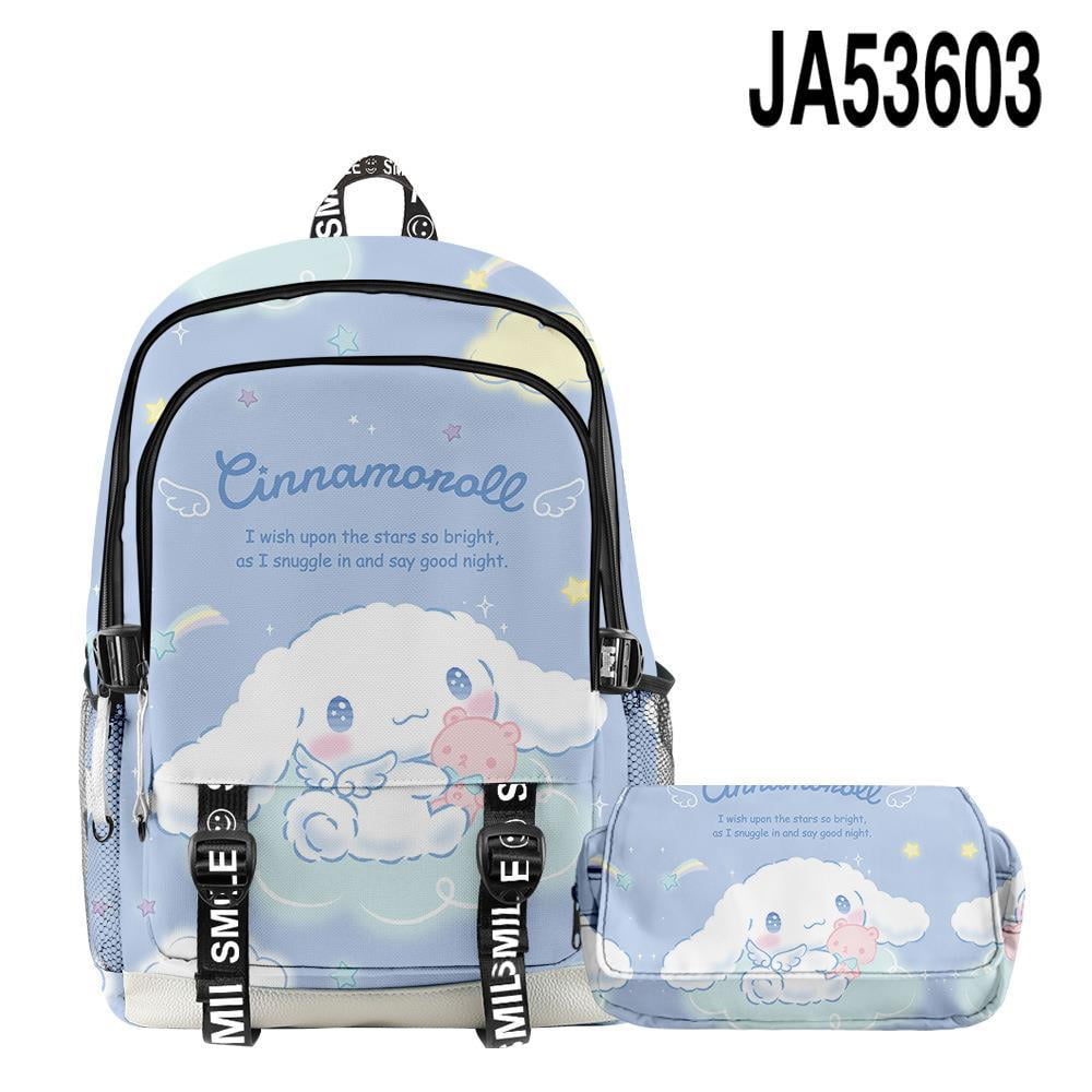 Cin_nam*orolll. 2-Piece Backpack Set for Camping - 17 Inch Cute Cartoon ...