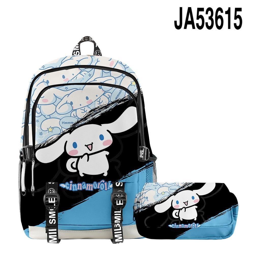 Cin_nam*orolll. 2-Piece Backpack Set for Camping - 17 Inch Cute Cartoon ...