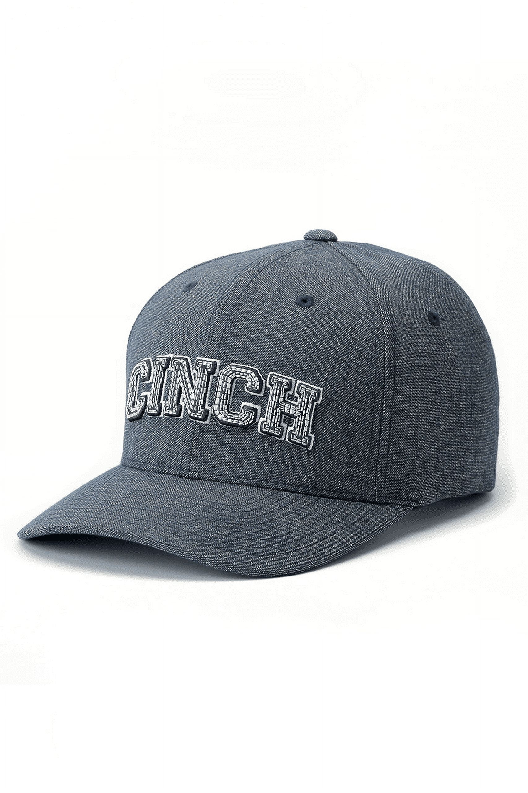 Cinch® Men's Logo FLEXFIT® Heathered Navy Baseball Cap MCC0627791 ...
