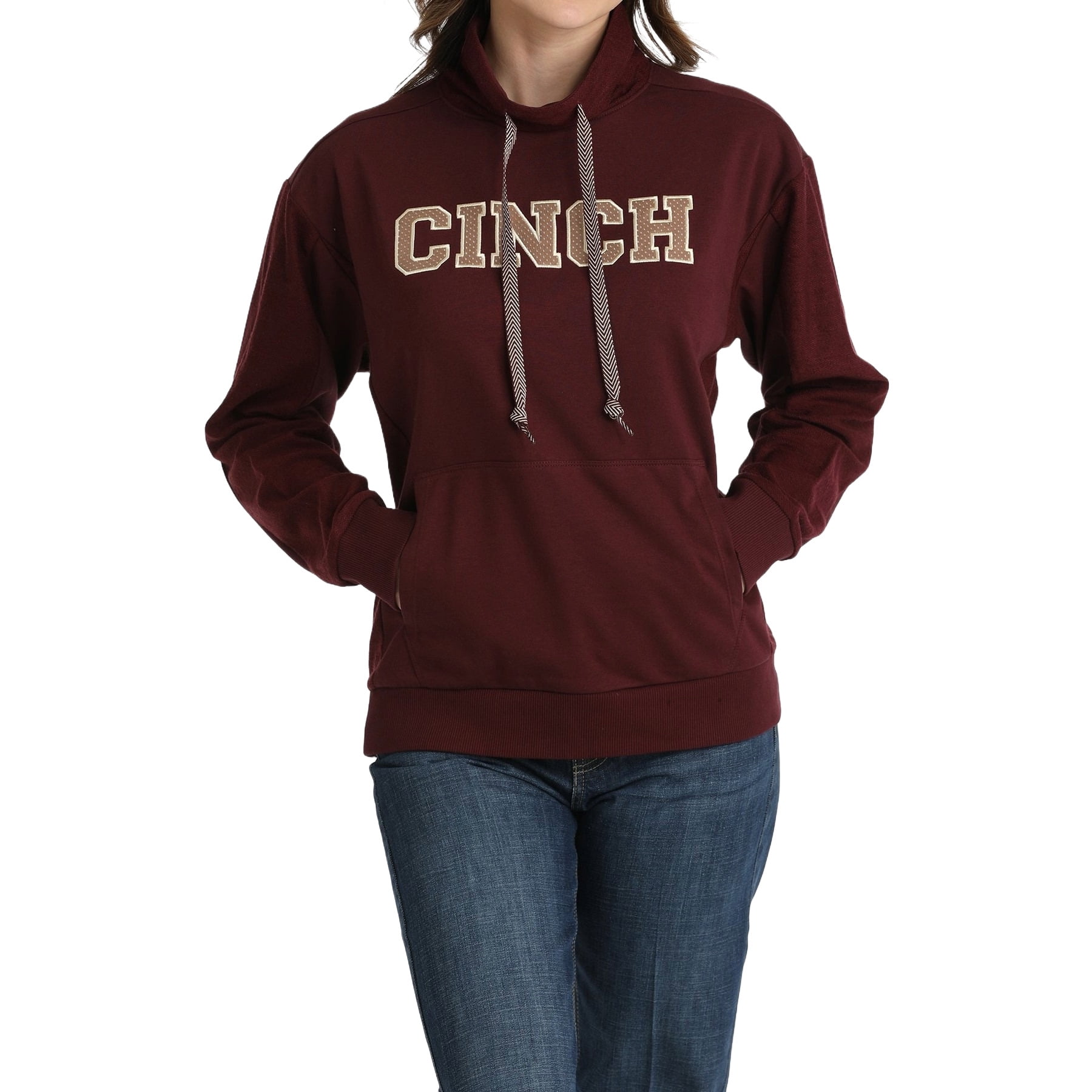 Cinch Ladies French Terry Purple Logo Hoodie MAK9204001 - Walmart.com