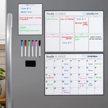 WallPops Whiteboard Weekly Calendar, White, 13" x 26" - Walmart.com