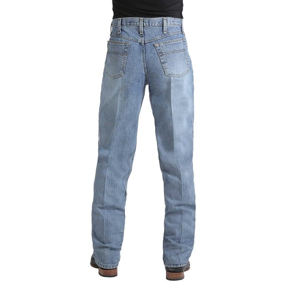 Cinch Men`s Black Label Relaxed Medium Stonewash Jean - Walmart.com