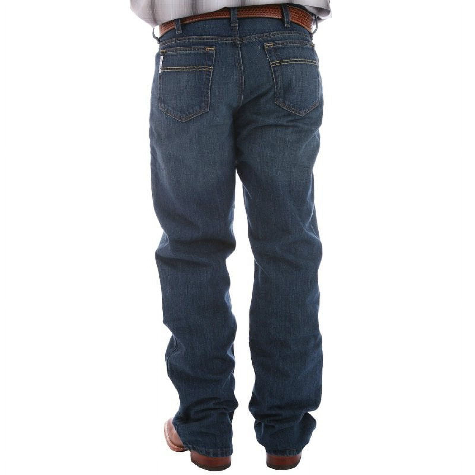 Cinch Mens Jeans White Label Relaxed Fit Denim Dark Stonewash Dark