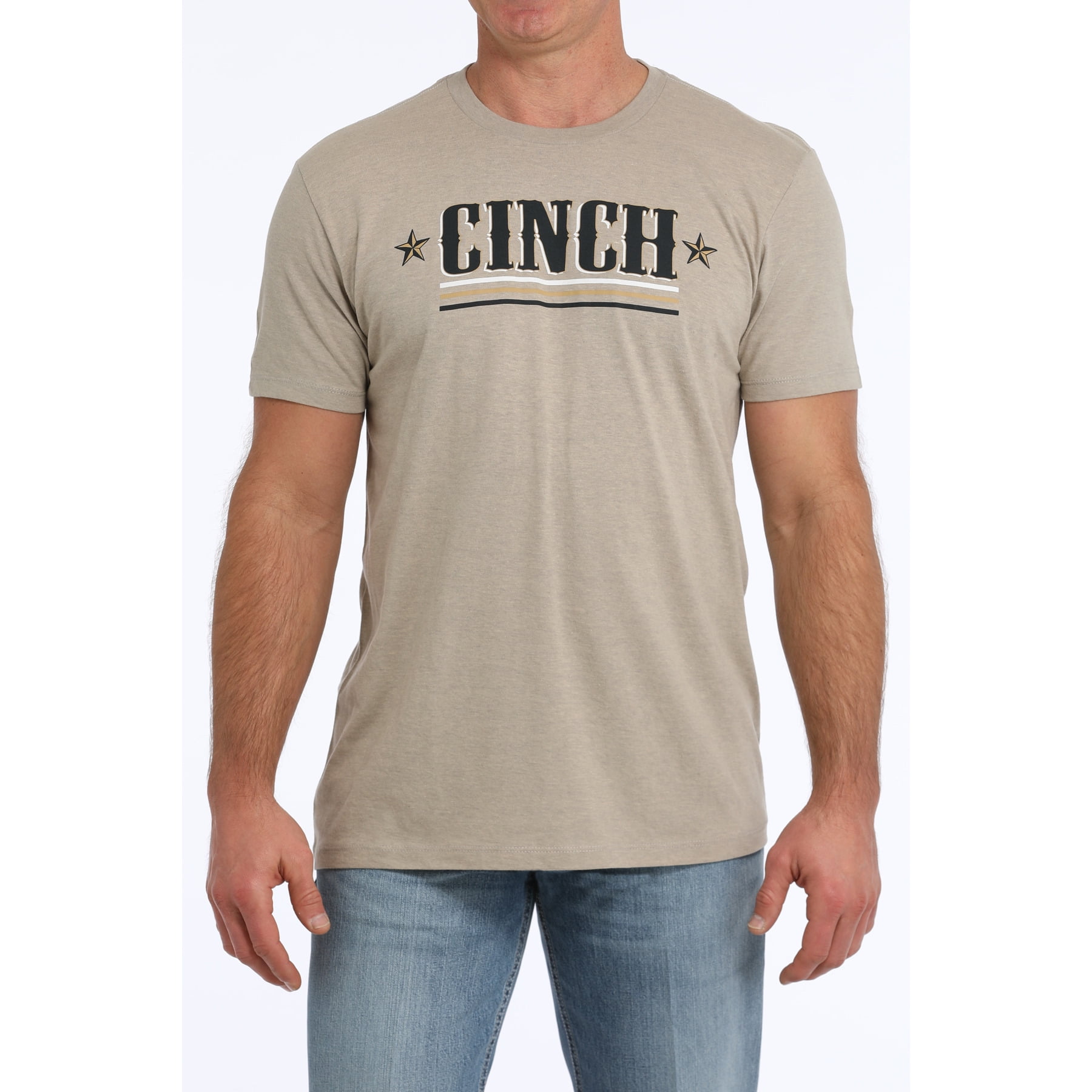 Cinch Men's Logo Cream Graphic T-Shirt MTT1690653 - Walmart.com