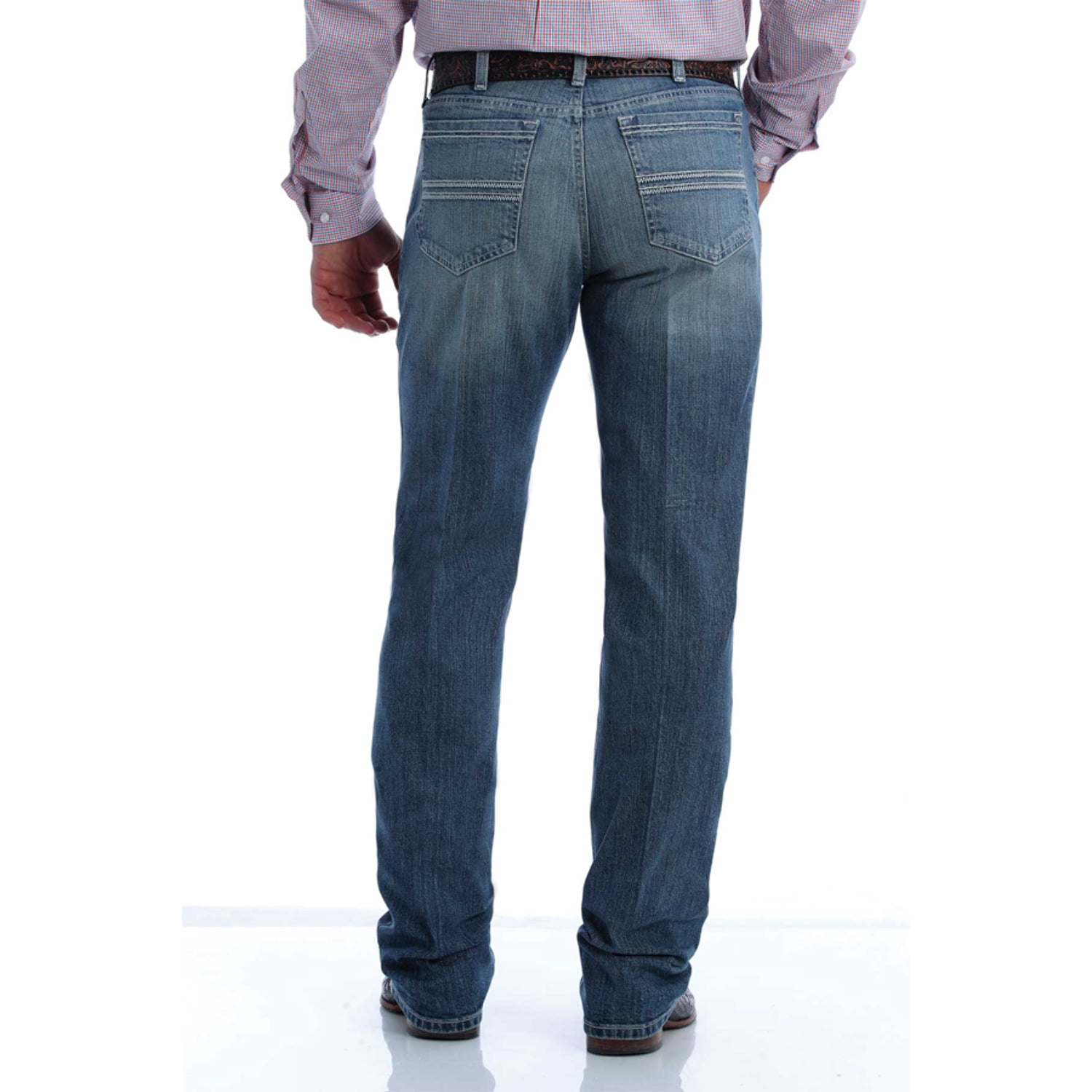 Cinch Men's Slim Fit Straight Leg Silver Label Jeans MB98034015 ...