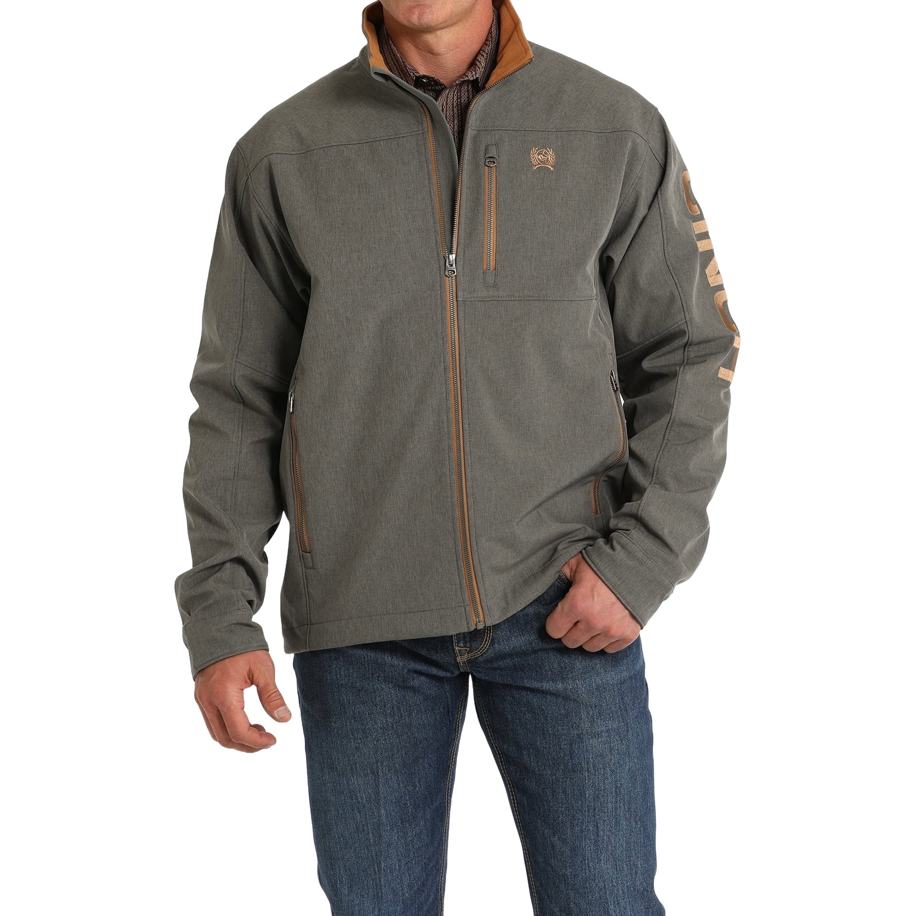 Cinch Men's Textured Bonded Charcoal Jacket MWJ1583006 - Walmart.com