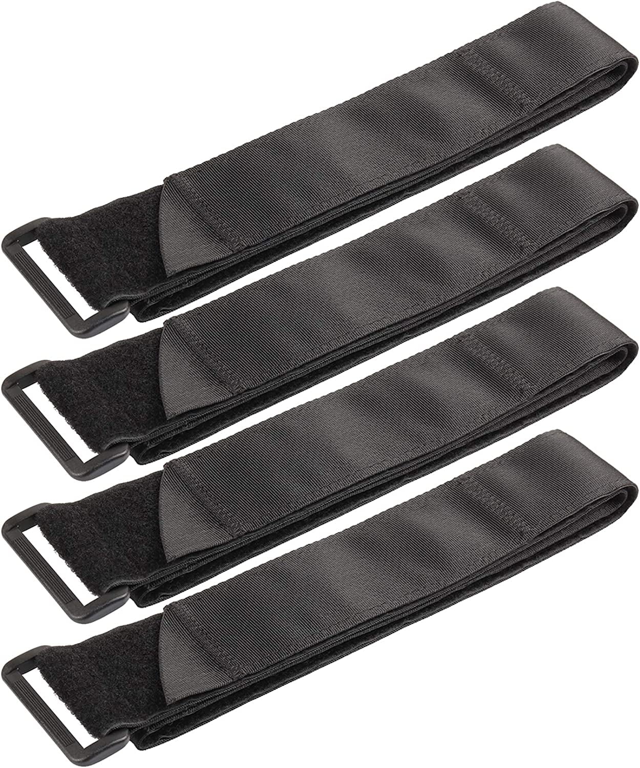 Cinch Straps 2" x 40" -4Pack, Sturdy & Reusable Hook and Loop Covered ...