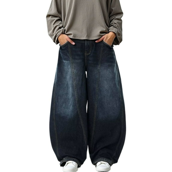 Cinch Waist Jeans for Women Denim Jeans Retro Saber Cut Denim Jeans ...