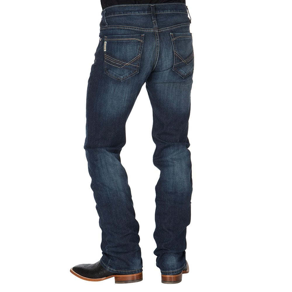 Cinch Western Denim Jeans Mens Ian Slim 28 x 34 Dark Wash MB65436001 ...