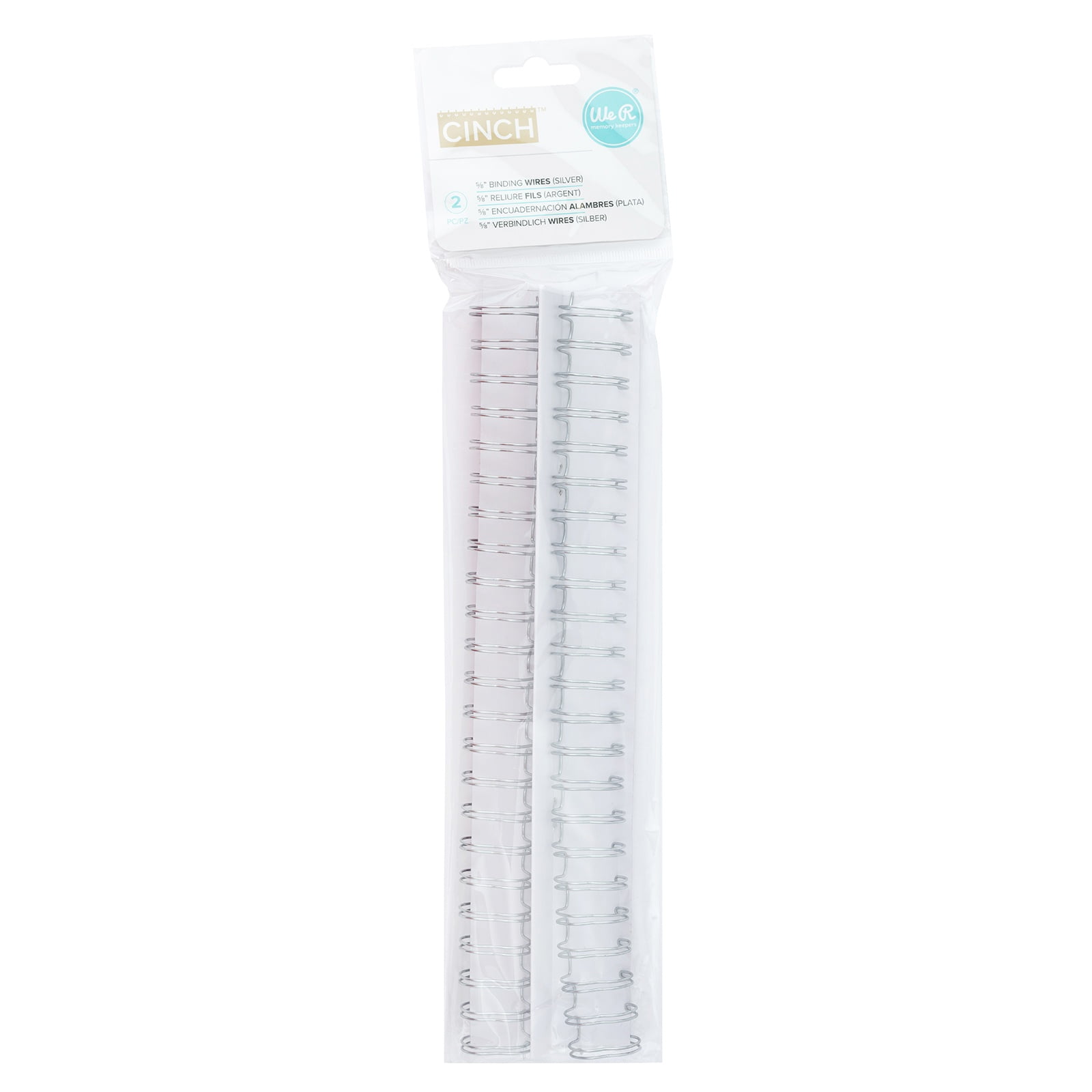 Cinch Wires .625" 2/Pkg-Silver - Walmart.com