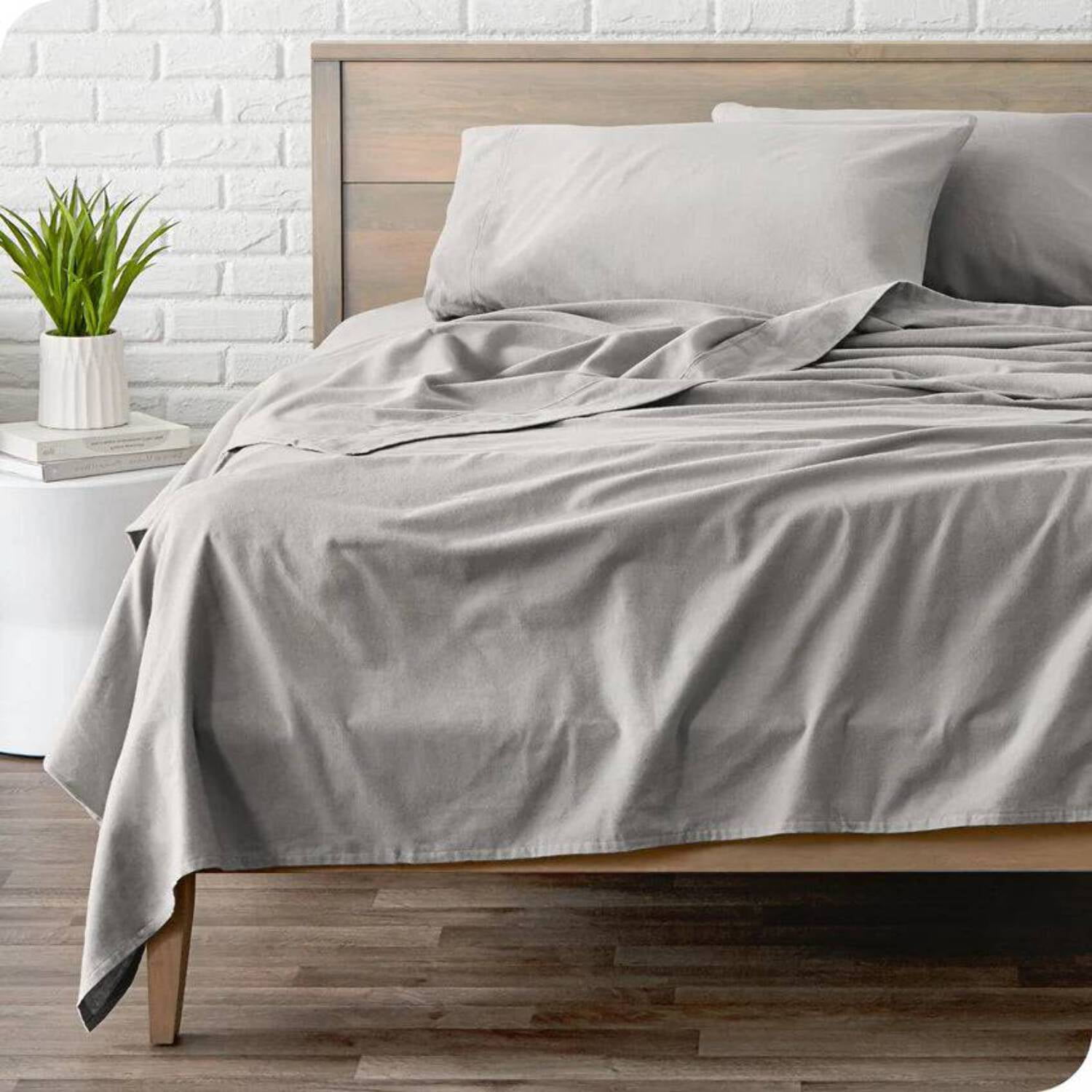 CinchFit American Made No Tear Flannel Split Top King Sheets - Walmart.com