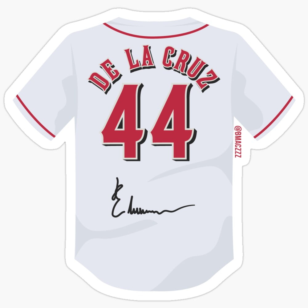 Cincinnati #44 Jersey Signature Sticker Baseball Sticker, Football ...