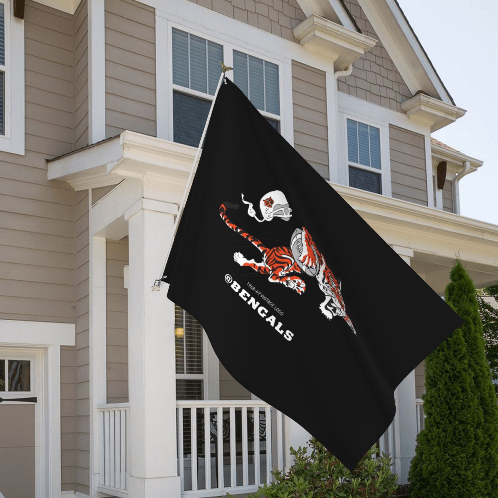 Cincinnati 5x8ft Outdoor Decorative Flag, American Football Team Fan ...