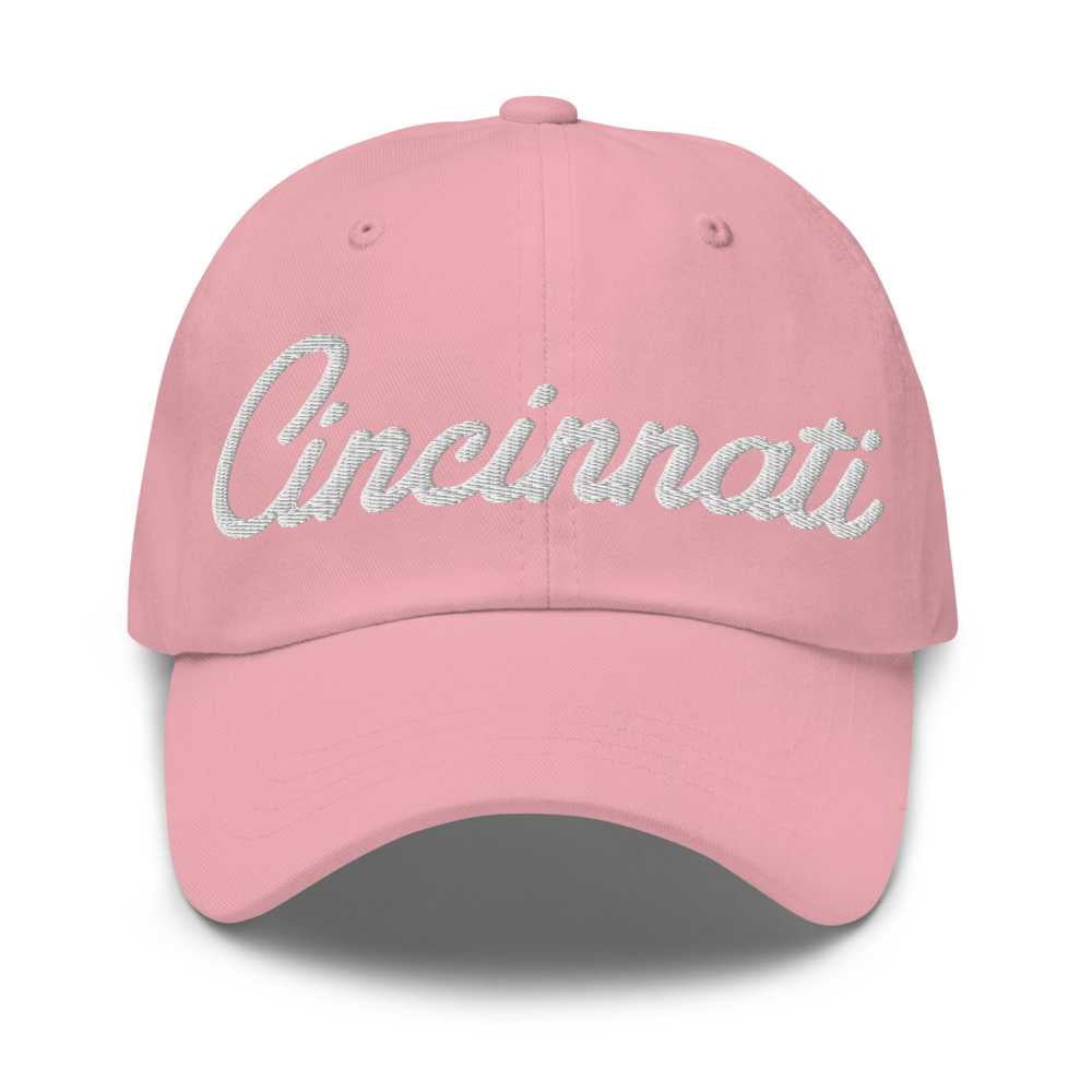 Cincinnati Baseball Cap Cincinnati Dad Hat Bold Script New York NY Hat ...