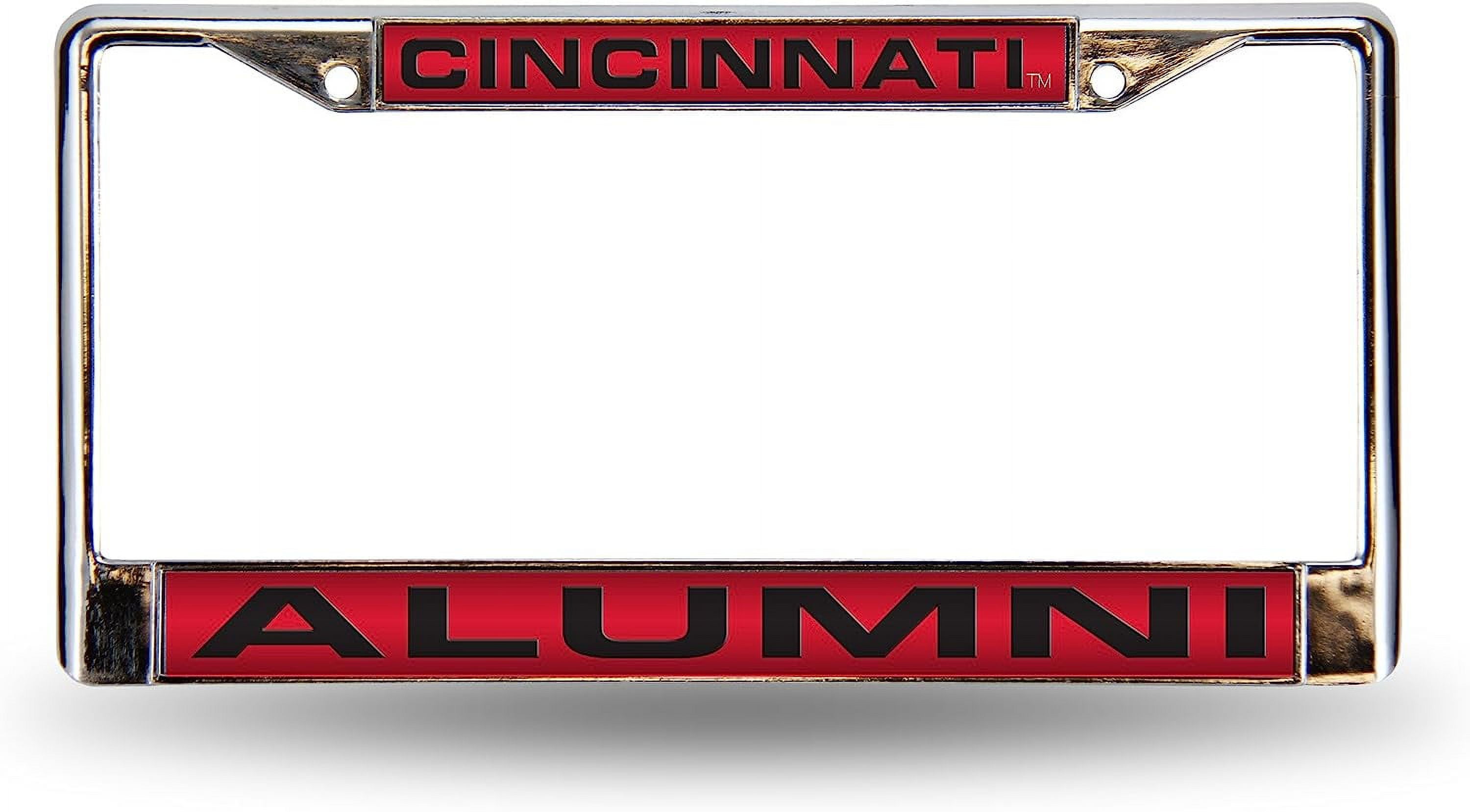 Cincinnati Bearcats Alumni Chrome Metal Laser Cut License Plate Frame ...