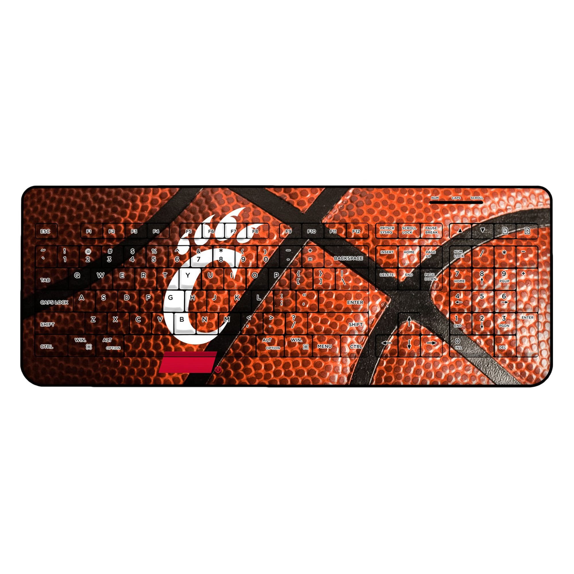 Cincinnati Bearcats Basketball Design Wireless Keyboard - Walmart.com