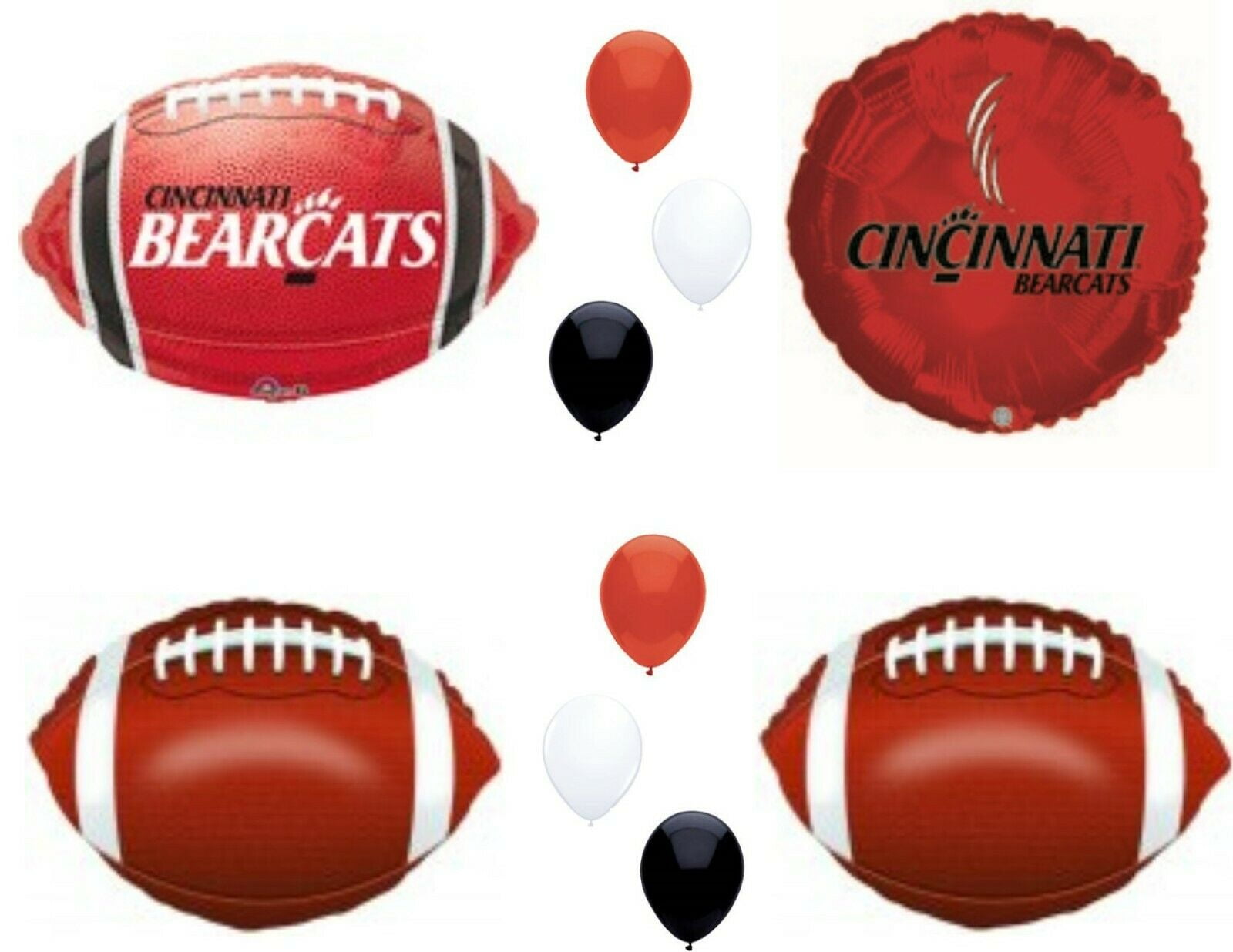 Cincinnati Bearcats Football Game Day Birthday party balloons ...
