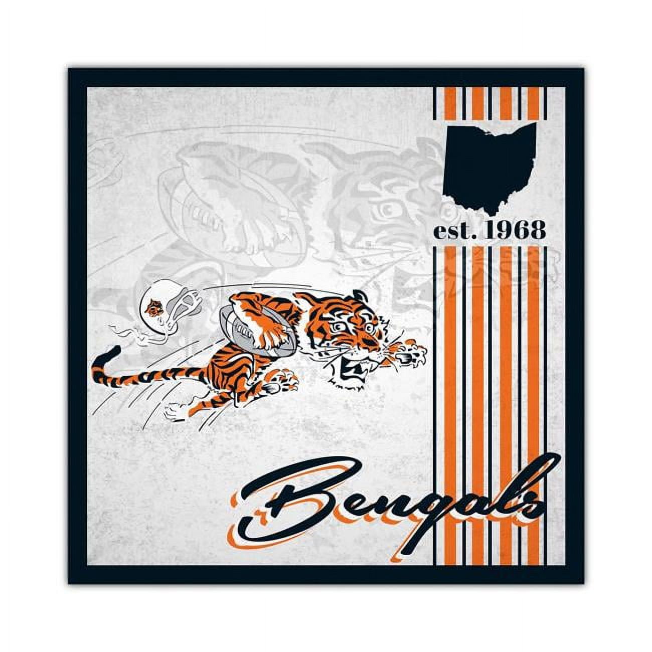 Cincinnati Bengals 10" x 10" Greatest Hits Team Sign - Walmart.com