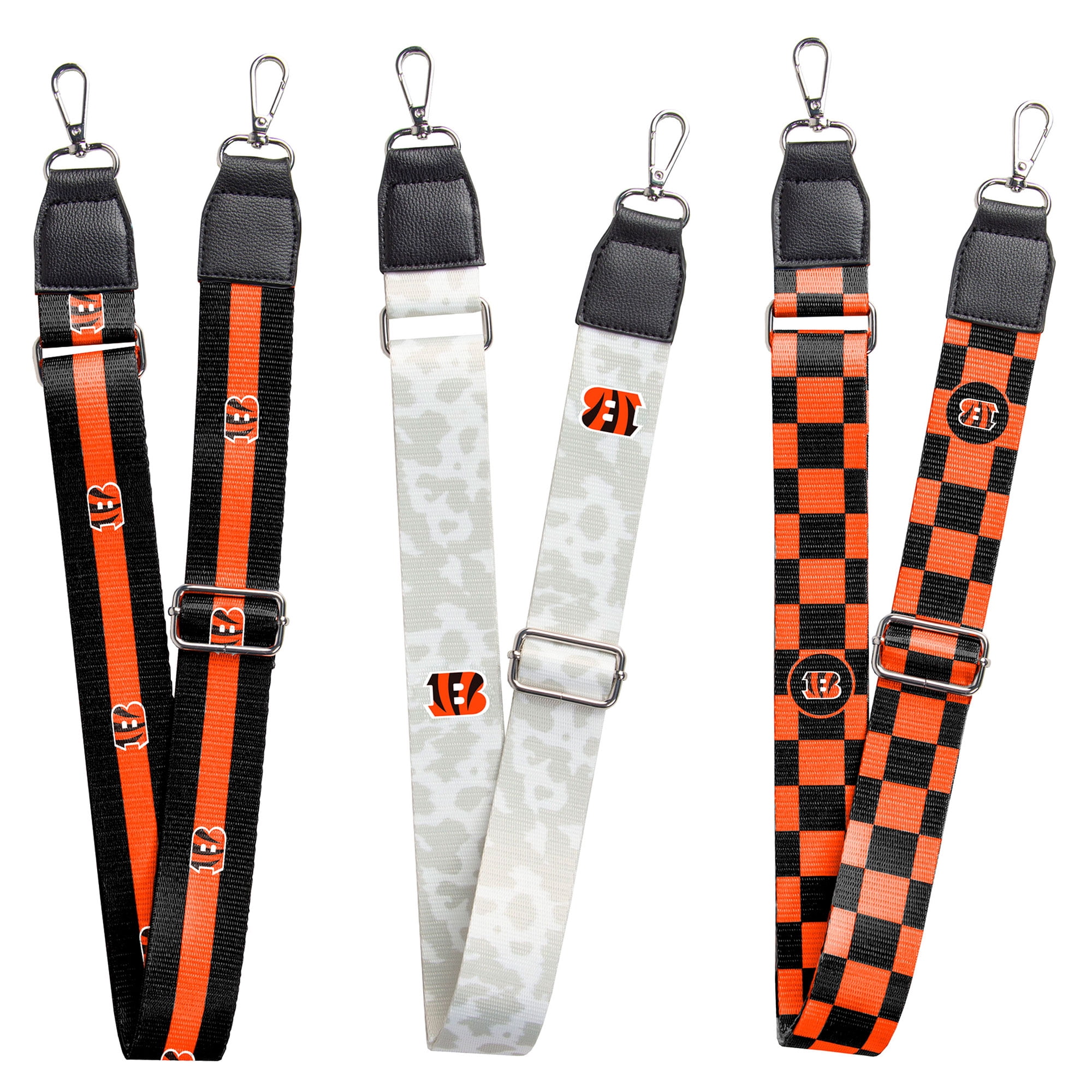 Cincinnati Bengals 3-Pack Bag Strap Set - Walmart.com