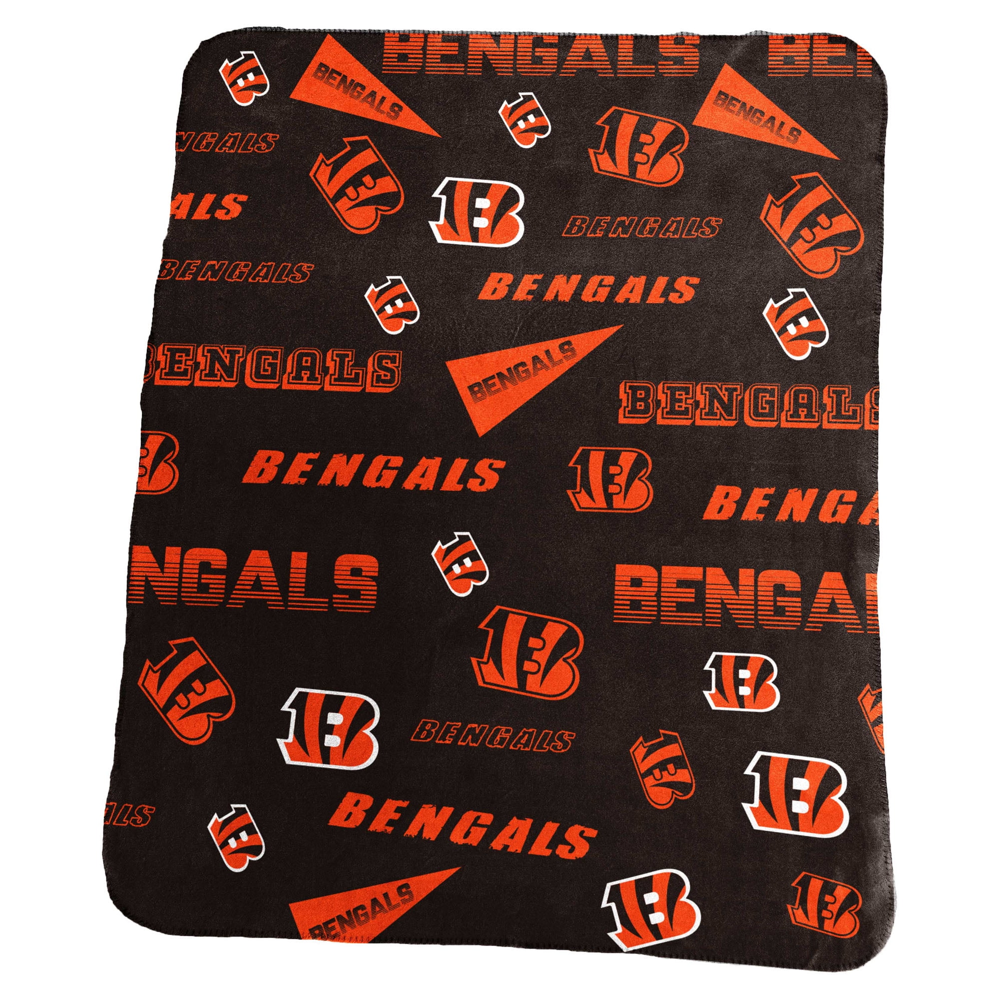 Cincinnati Bengals 50" x 60" Classic Fleece Blanket - Walmart.com