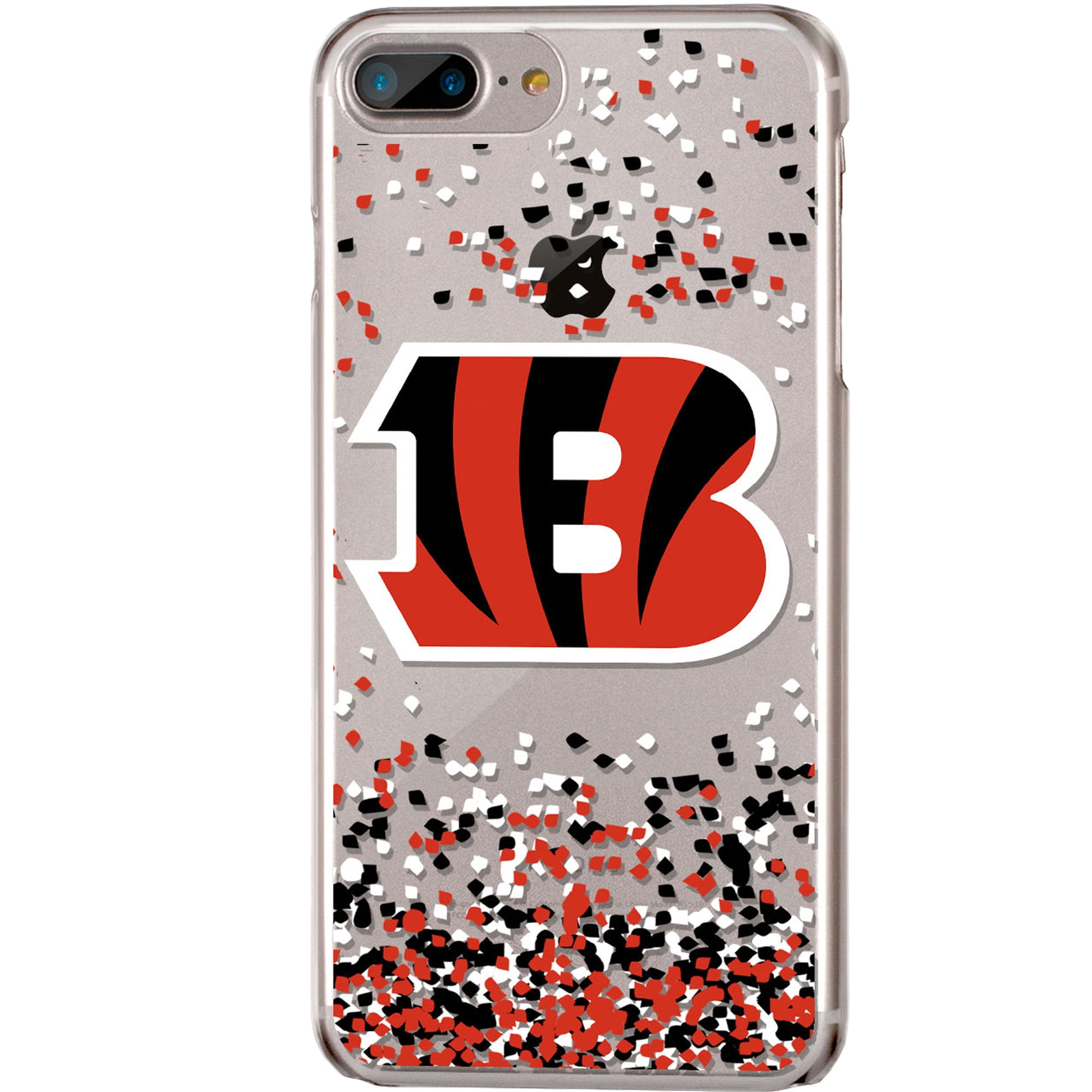 Cincinnati Bengals iPhone Clear Case with Confetti Design - Walmart.com