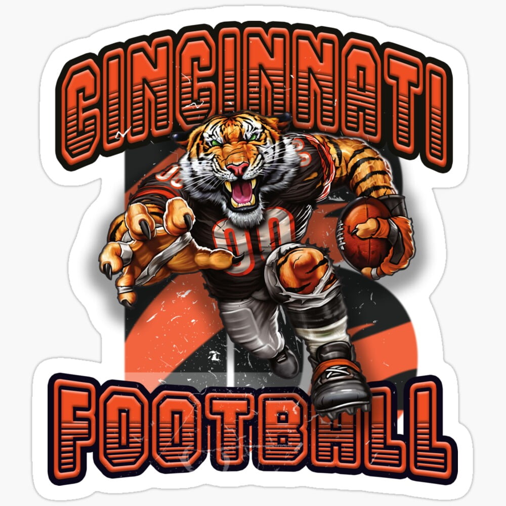 Cincinnati Football Sticker Baseball Sticker, Football Sticker ...