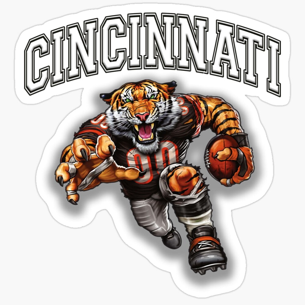 Cincinnati Football Sticker Baseball Sticker, Football Sticker ...