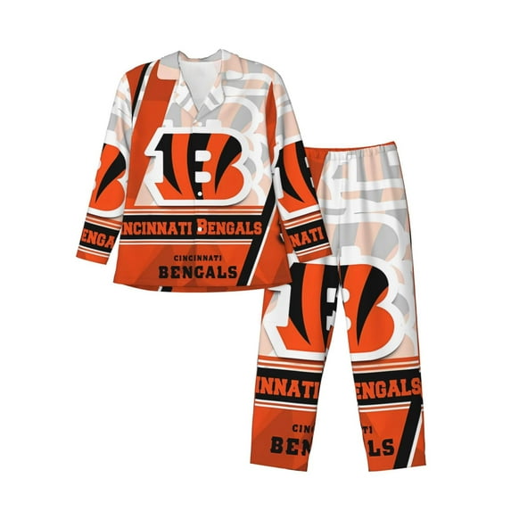 Cincinnati Men and Women Pajamas Adult Soft Long-Sleeved Loose Skin ...