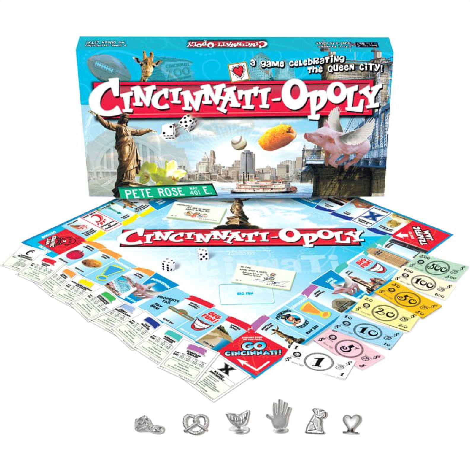 Cincinnati Opoly Board Game, by Late for the Sky - Walmart.com