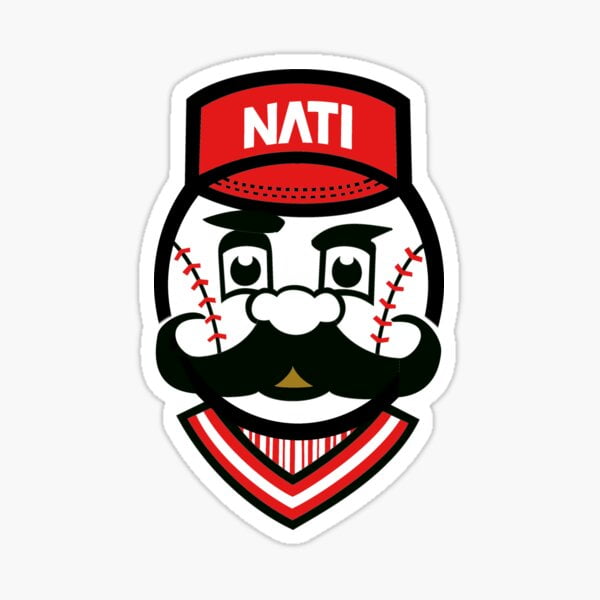 Cincinnati Red (Transparent) Sticker Baseball Sticker, Football Sticker ...