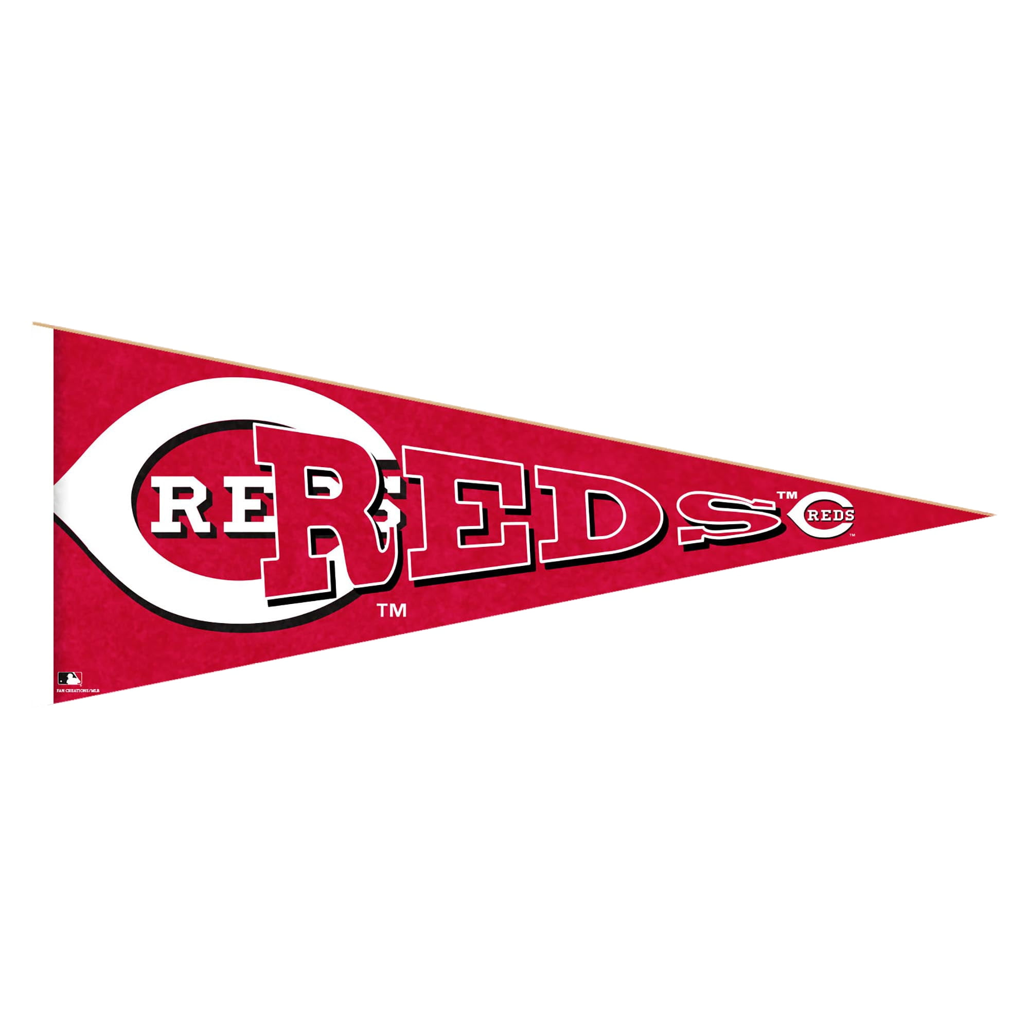 Cincinnati Reds 24'' Wood Pennant - Walmart.com