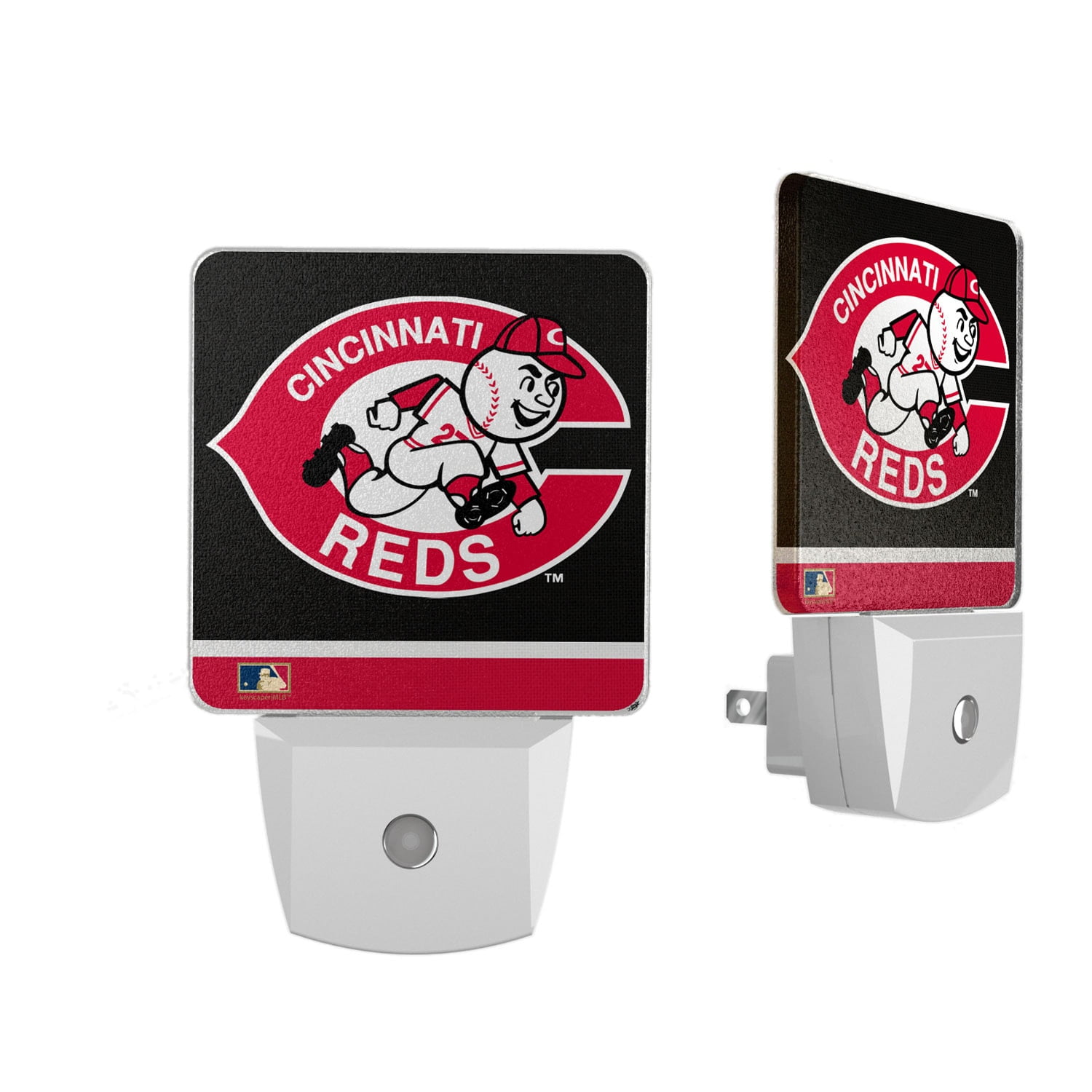 Cincinnati Reds Alternate Logo Stripe Design Nightlight 2-Pack ...
