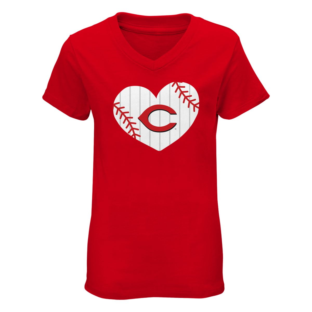 Cincinnati Reds MLB Girls Short-Sleeve Tee - Walmart.com