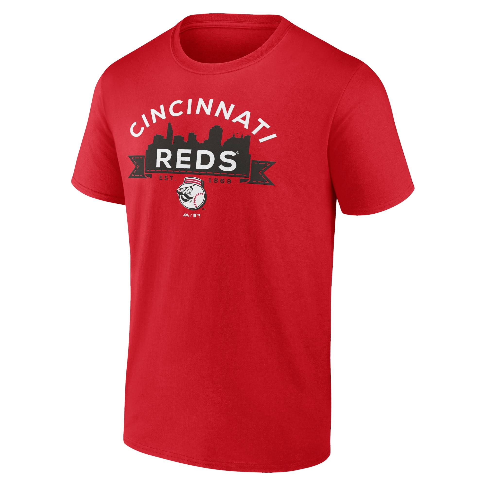 Cincinnati Reds MLB Team Style Men's Crew Neck Short Sleeve T-Shirt ...