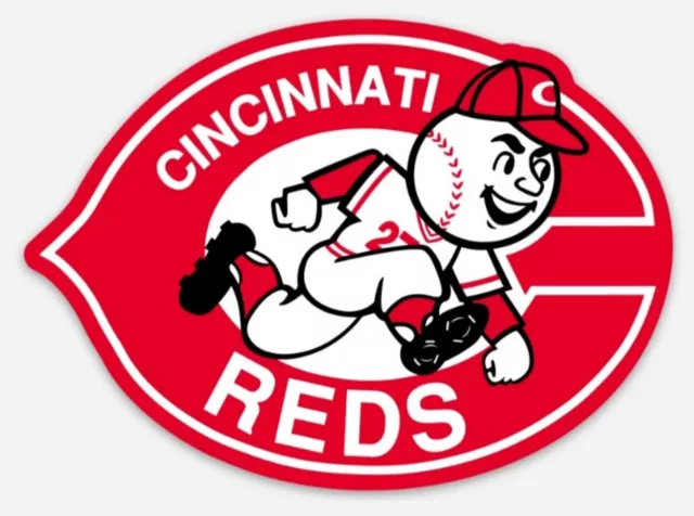 Cincinnati Reds Vintage Sticker - Elly Ohio Cinci Phone Decal Water ...