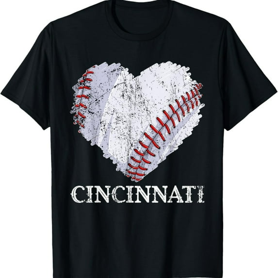 Cincinnati Retro Baseball Lover Game Day s Girls T-Shirt - Walmart.com