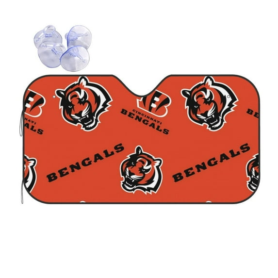Cincinnati Team Custom Car Windshield Sun Visor With Suction Cup Anti ...