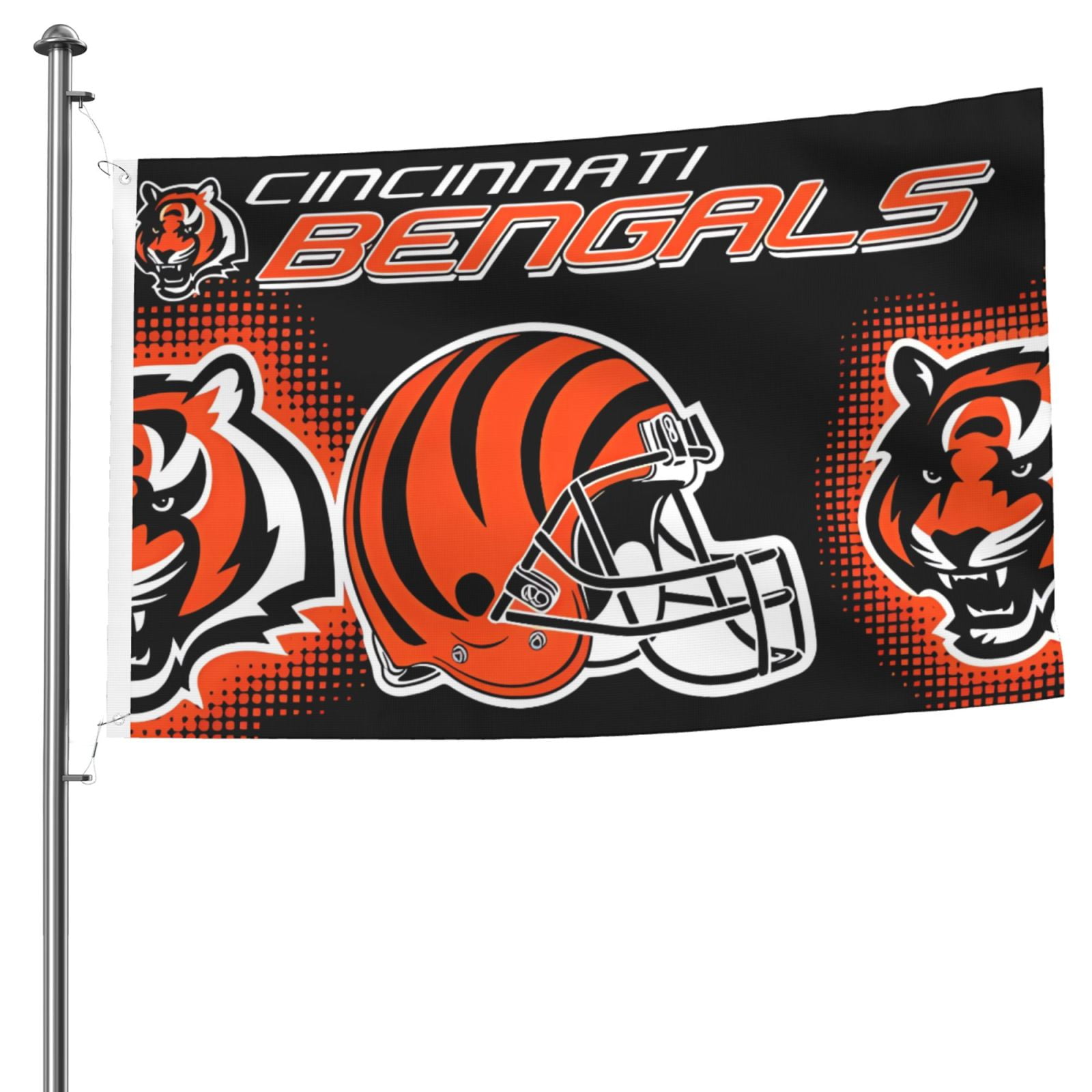 Cincinnati Team Double-Sided Flag 5x8ft, Garden Hanging Flag, Game ...
