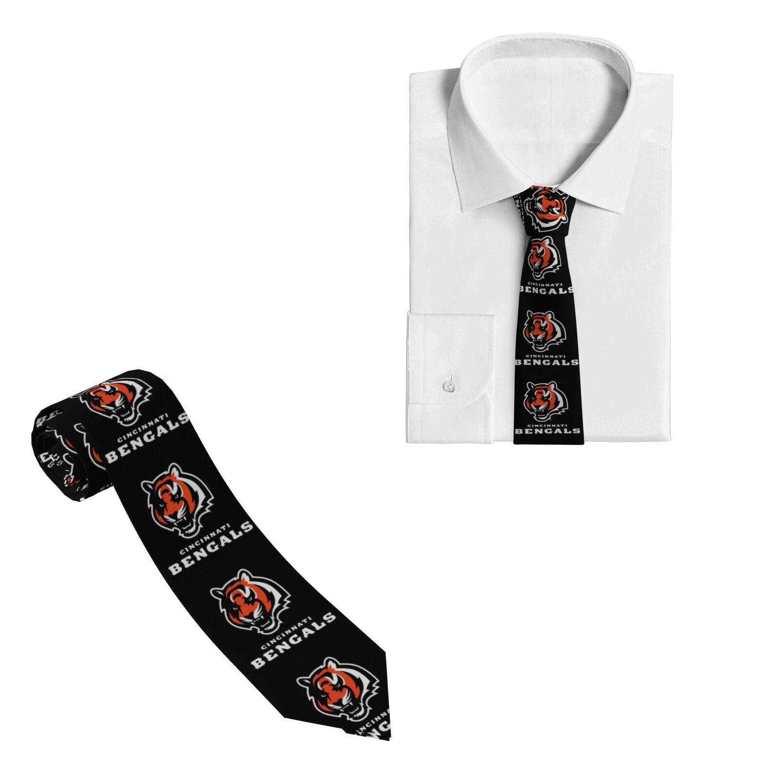 Cincinnati Team Men's Necktie Silk Tie Is Flat And Crisp Fashion Tie ...