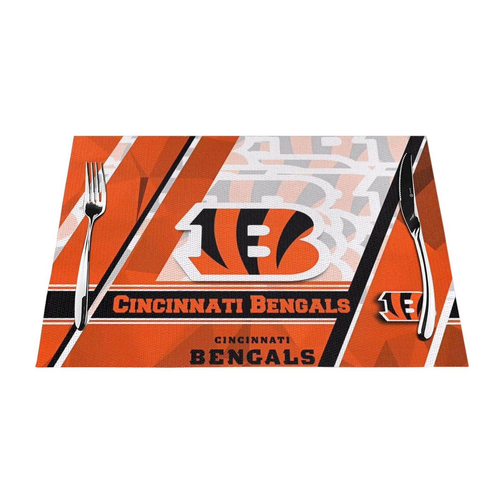Cincinnati Team PVC Woven Dinner Plate Mat 12x18 Inch, Easy to Clean ...