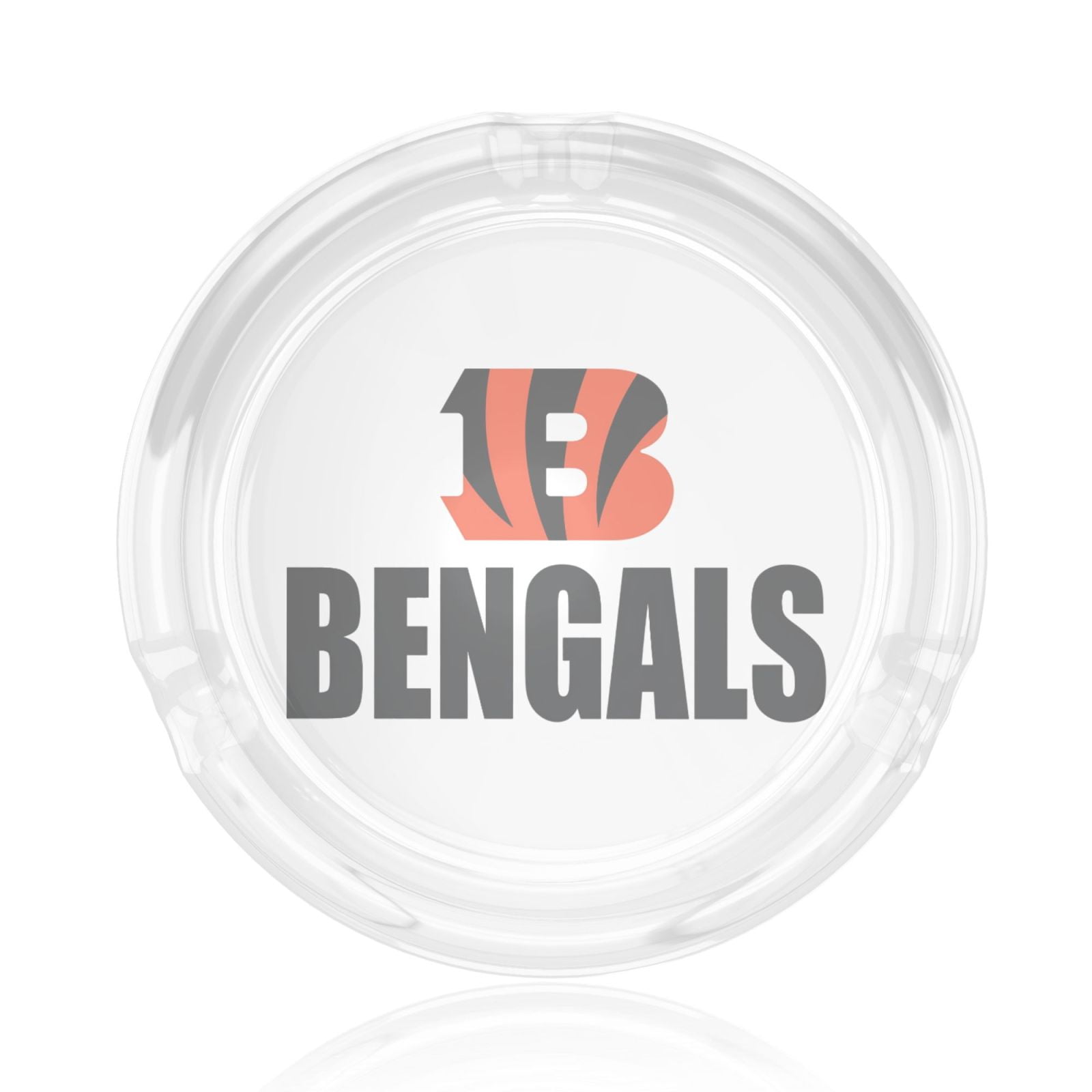 Cincinnati Team Round Glass Ashtray, Customized With Baseball Theme ...