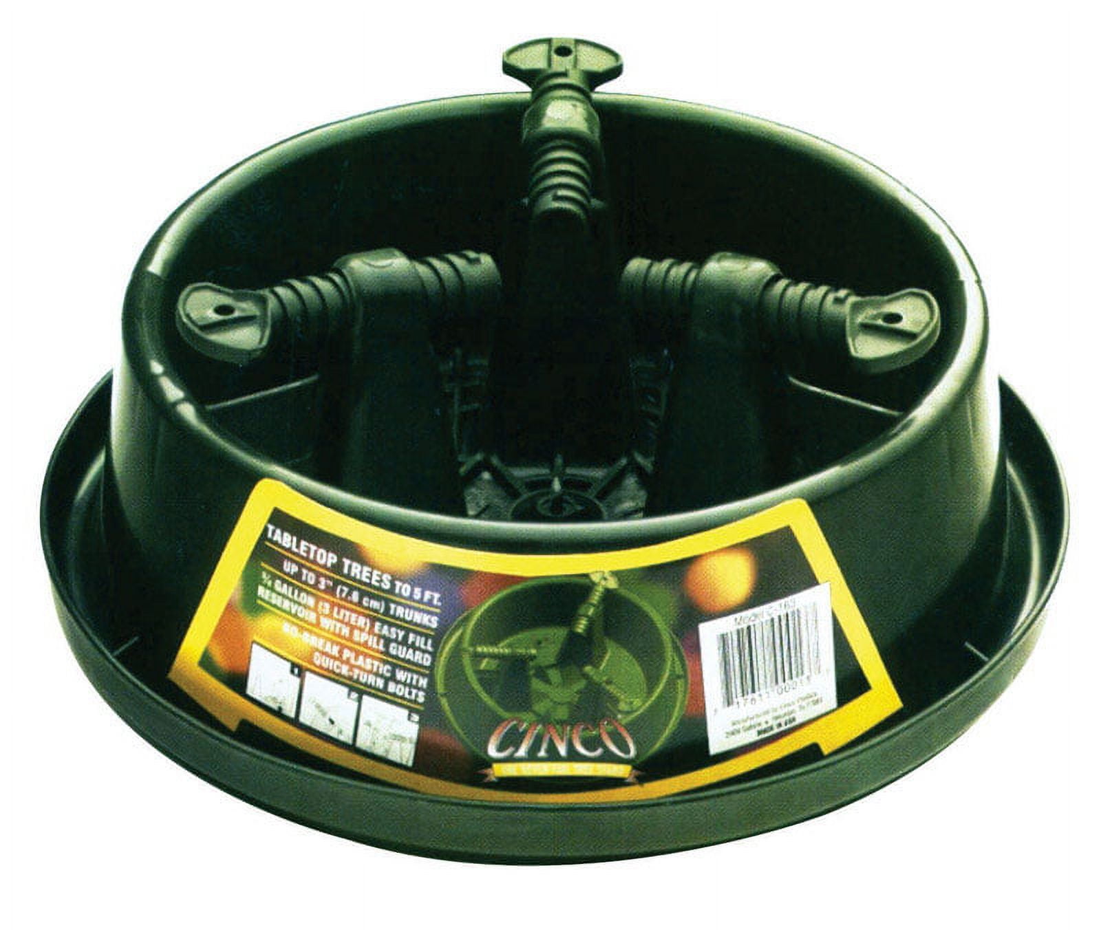 Cinco Advantage Small Plastic Real Christmas Tree Stand, 4 ft. Maximum ...