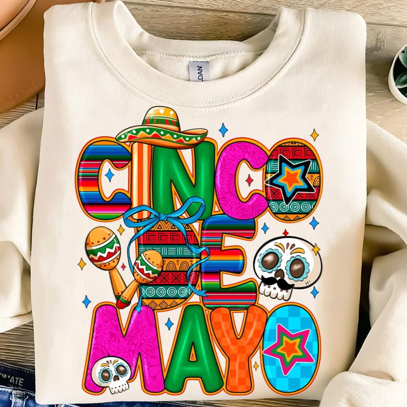 Cinco De Mayo Coquette Bow Sweatshirt, Nacho Average Fiesta Shirt ...