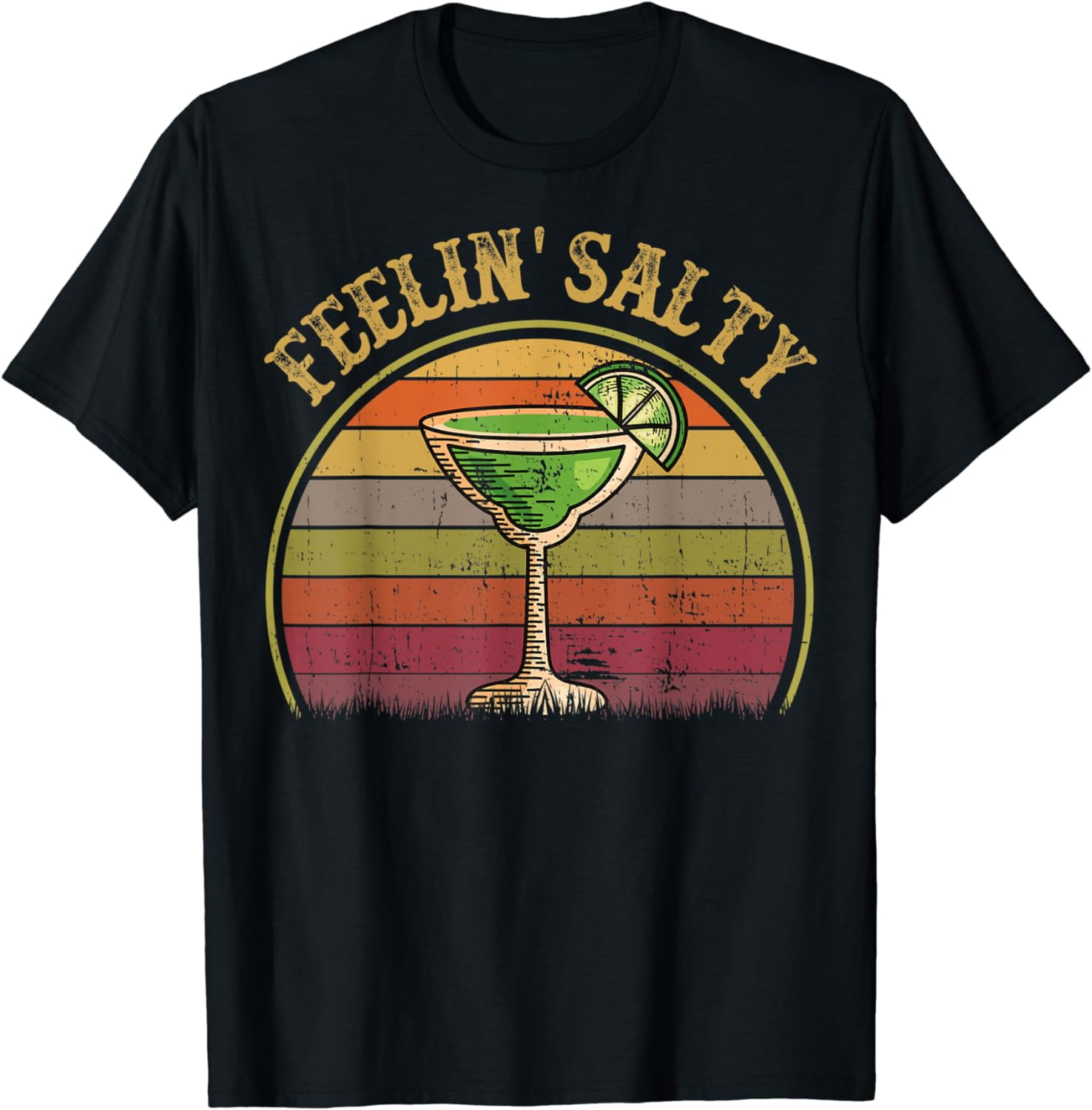 Cinco De Mayo Feeling Salty Funny Men Women Gift Margarita T-Shirt ...