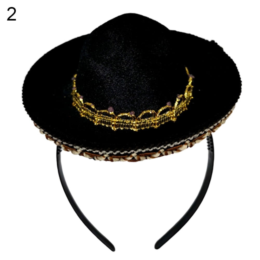 Cinco De Mayo Fiesta Fabric Sombrero Headbands Party Costume for Fun ...