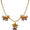 Cinco De Mayo Fiesta Necklaces for Women Mexican Pepper Hat Pinata ...