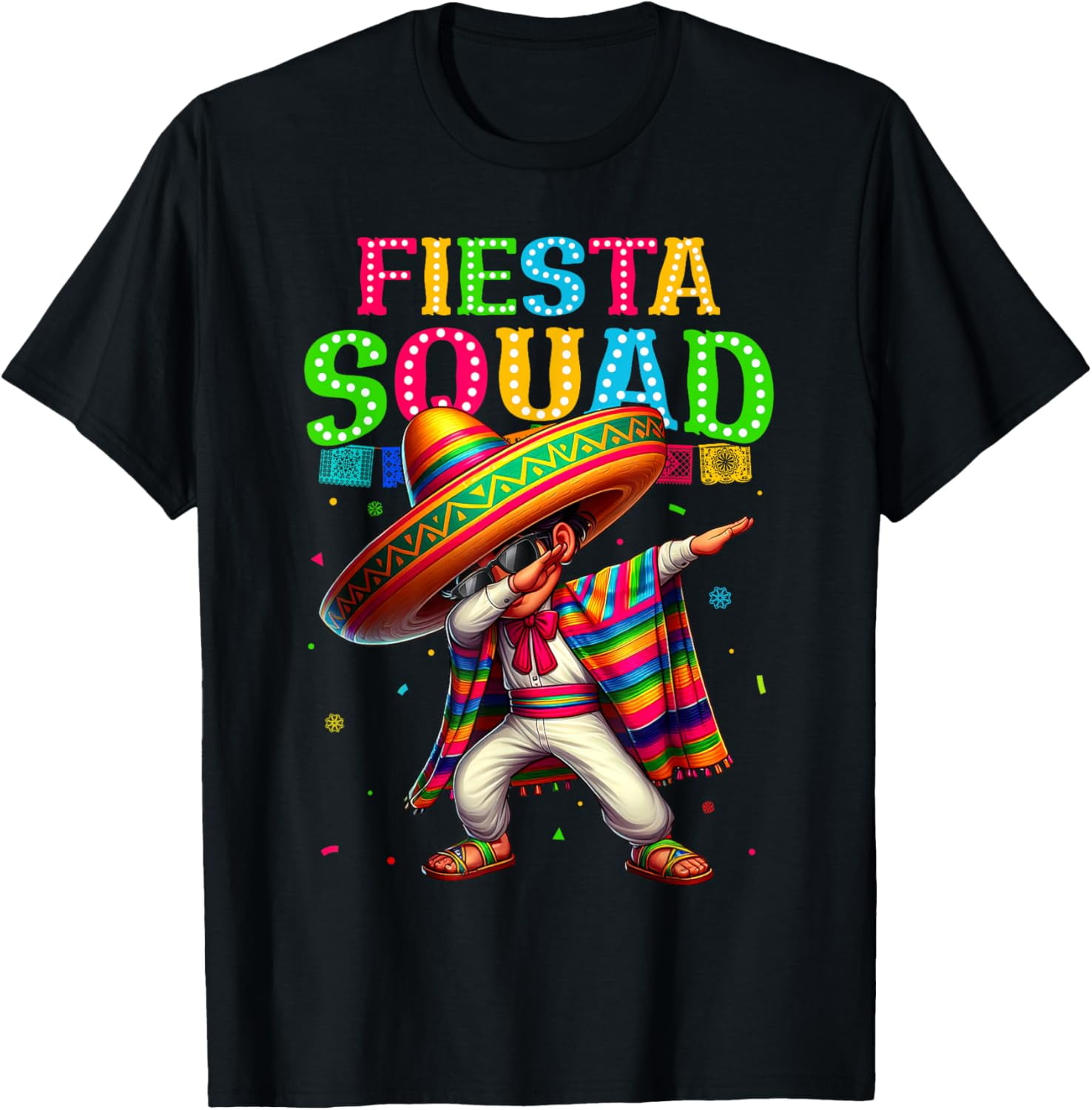 Cinco De Mayo Fiesta Squad Funny Dabiing Boys Toddlers T-Shirt Unisex S ...