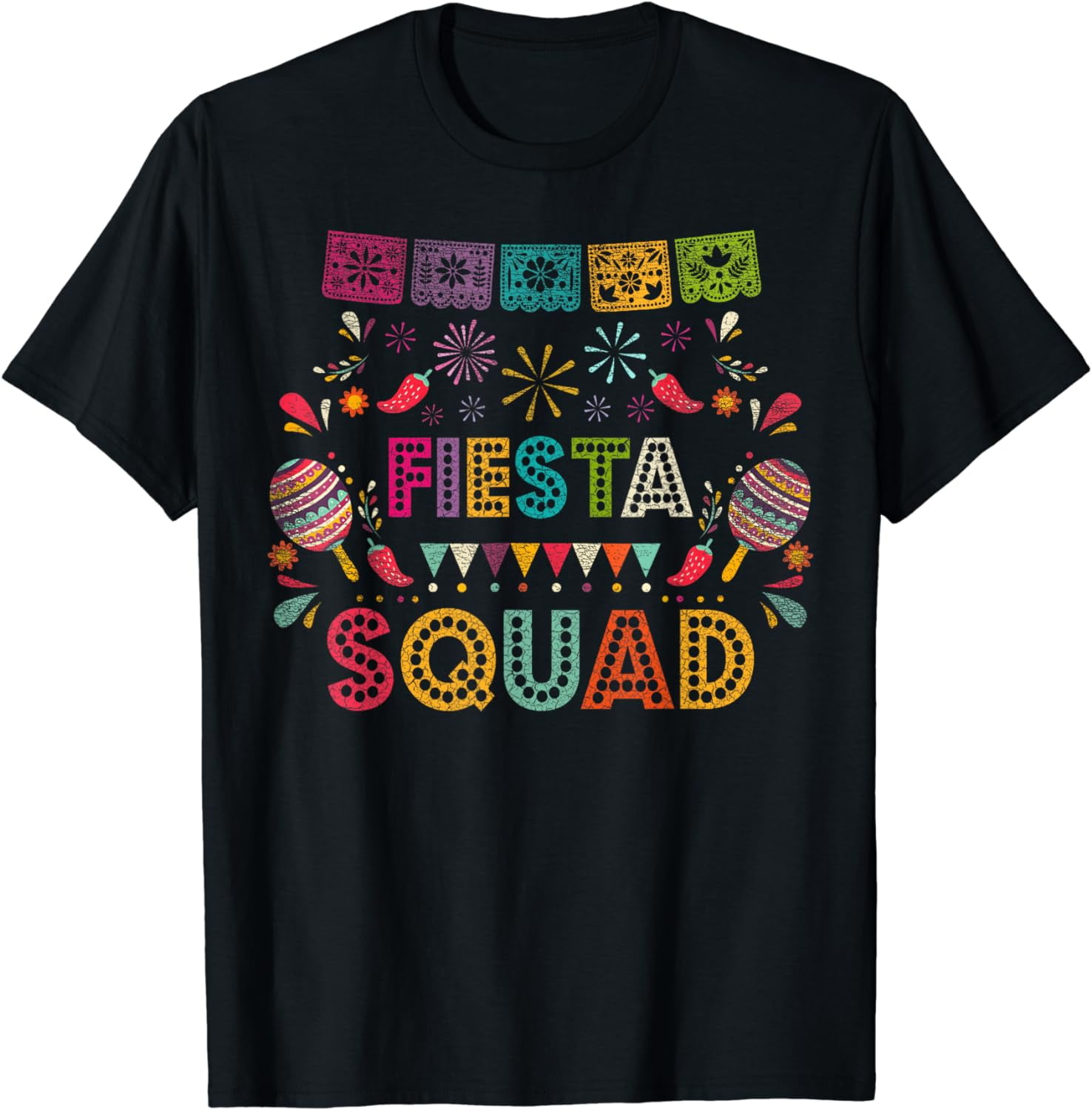 Cinco De Mayo Fiesta Squad Mexican Party Cinco De Mayo Party T-Shirt ...